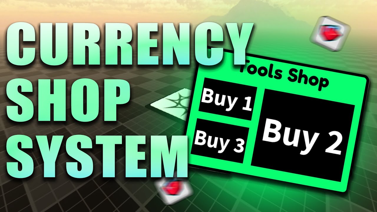 How to make a Currency Shop System in roblox studio! (For Free) - YouTube