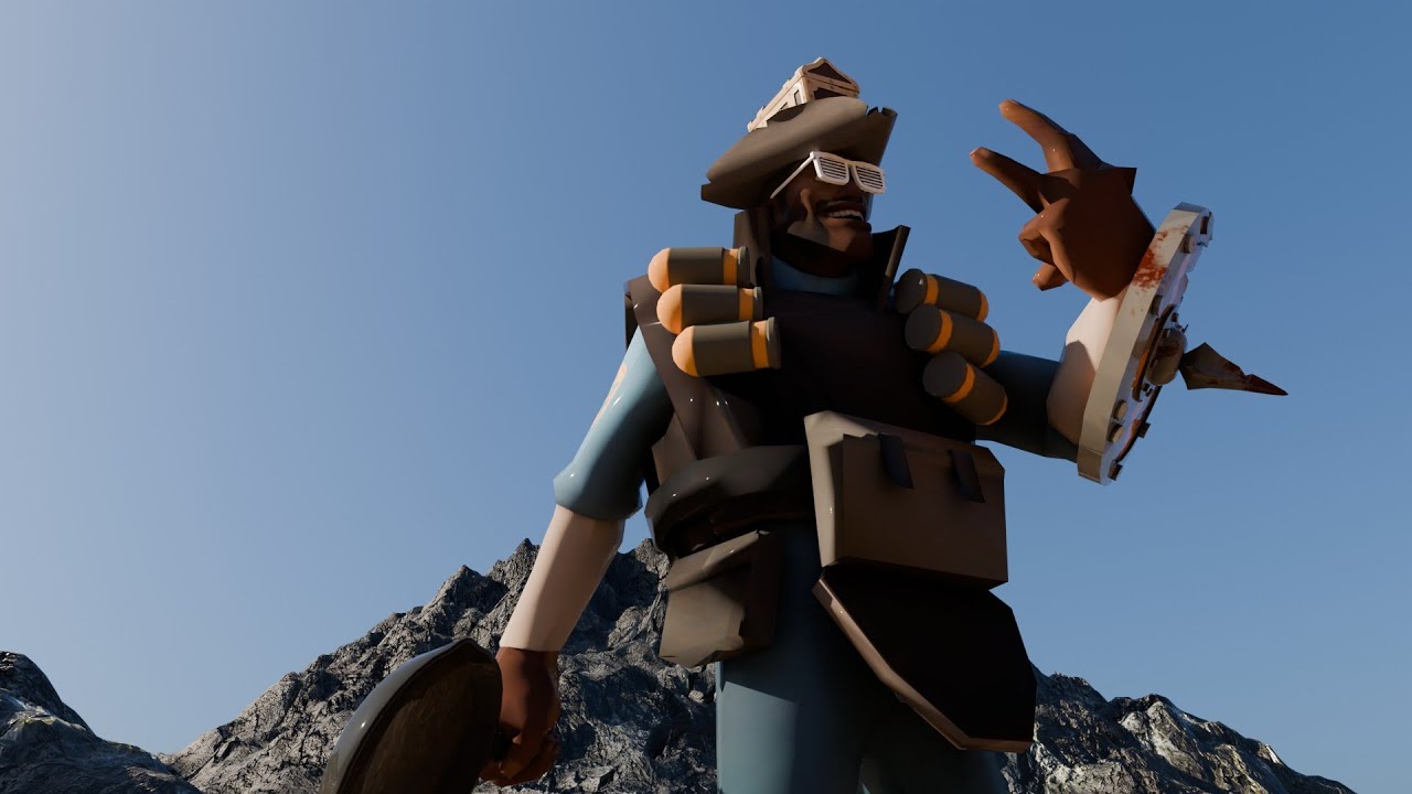 Demopan trades his Stout Shako [TF2 Blender] - YouTube