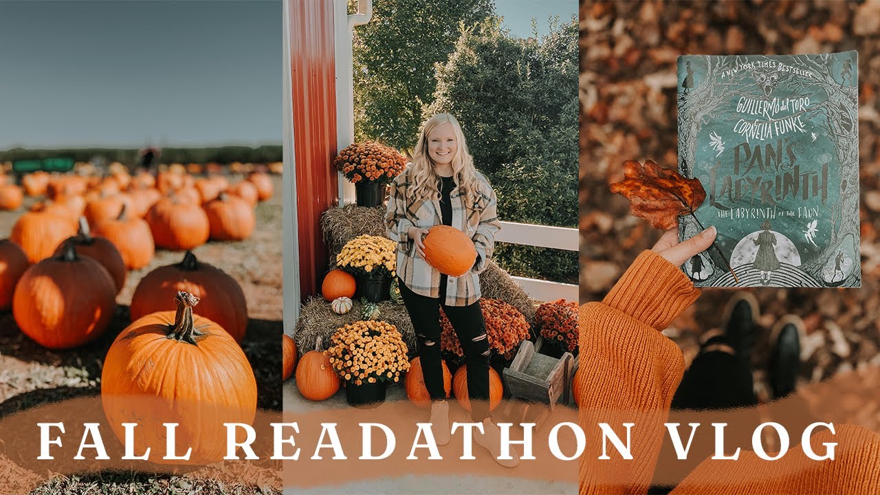 🍂 FALL VLOG 🍂\\ sweater weather readathon, book shopping & fun autumn ...