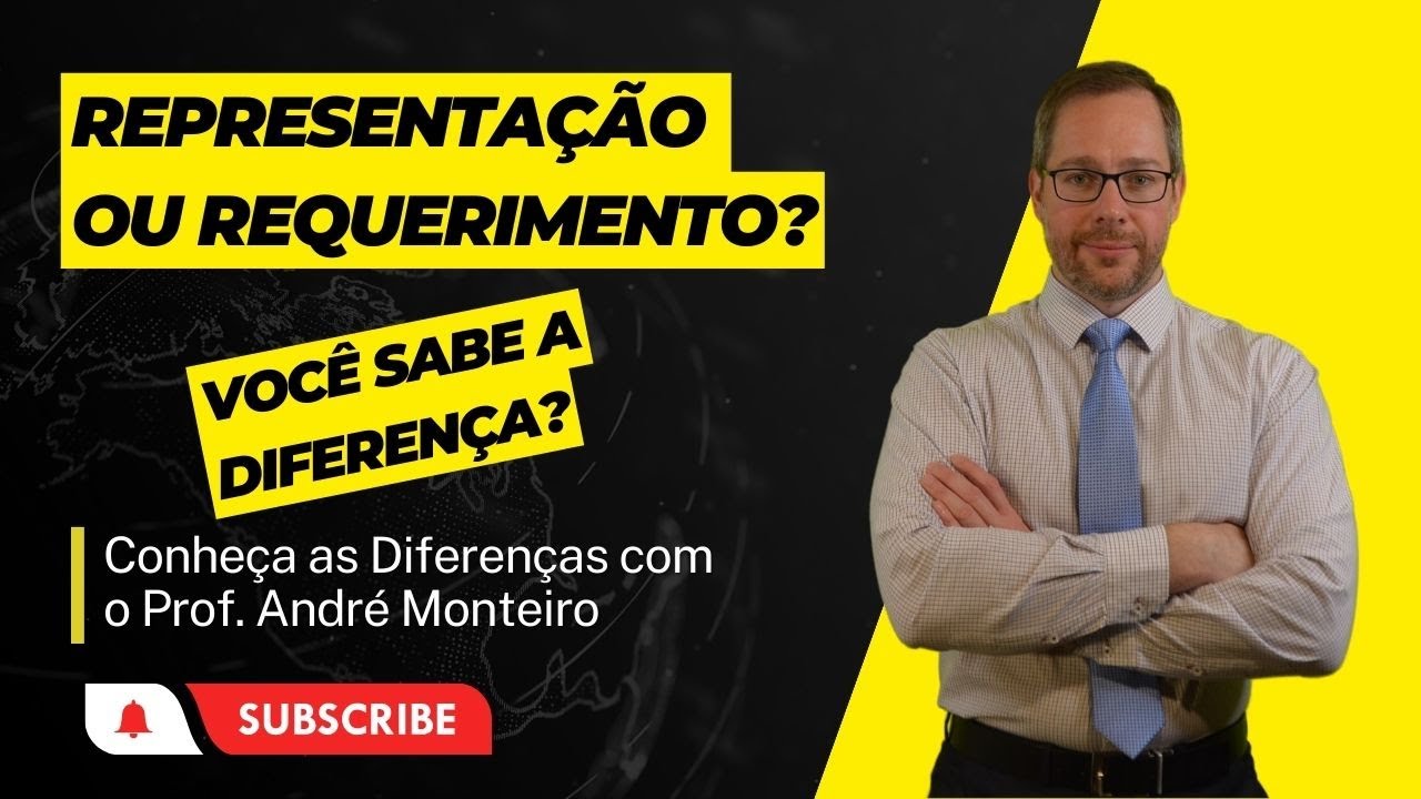 Qual é a diferença entre Representação e Requerimento no Processo Penal ...