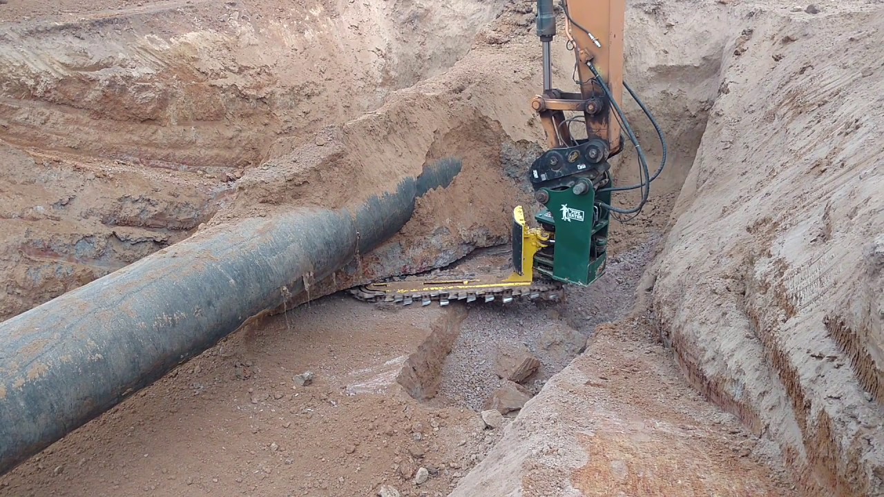 Gator trenching tool - YouTube