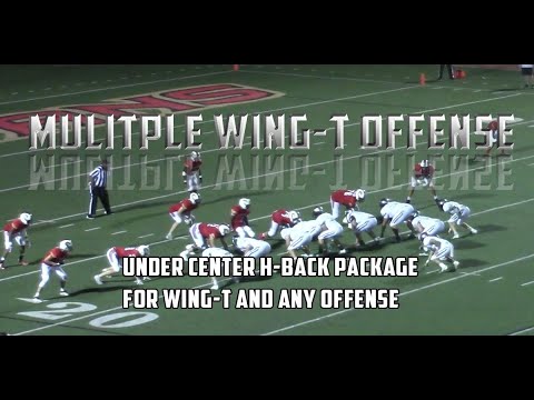 Multiple Wing T Offense (H Back Package) - YouTube