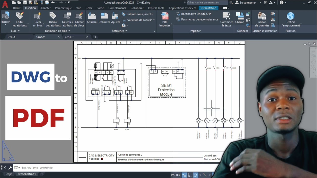 CRÉONS ÉTAPE PAR ÉTAPE UNE MISE EN PAGE AVEC CARTOUCHE SUR AUTOCAD 🦺 ...