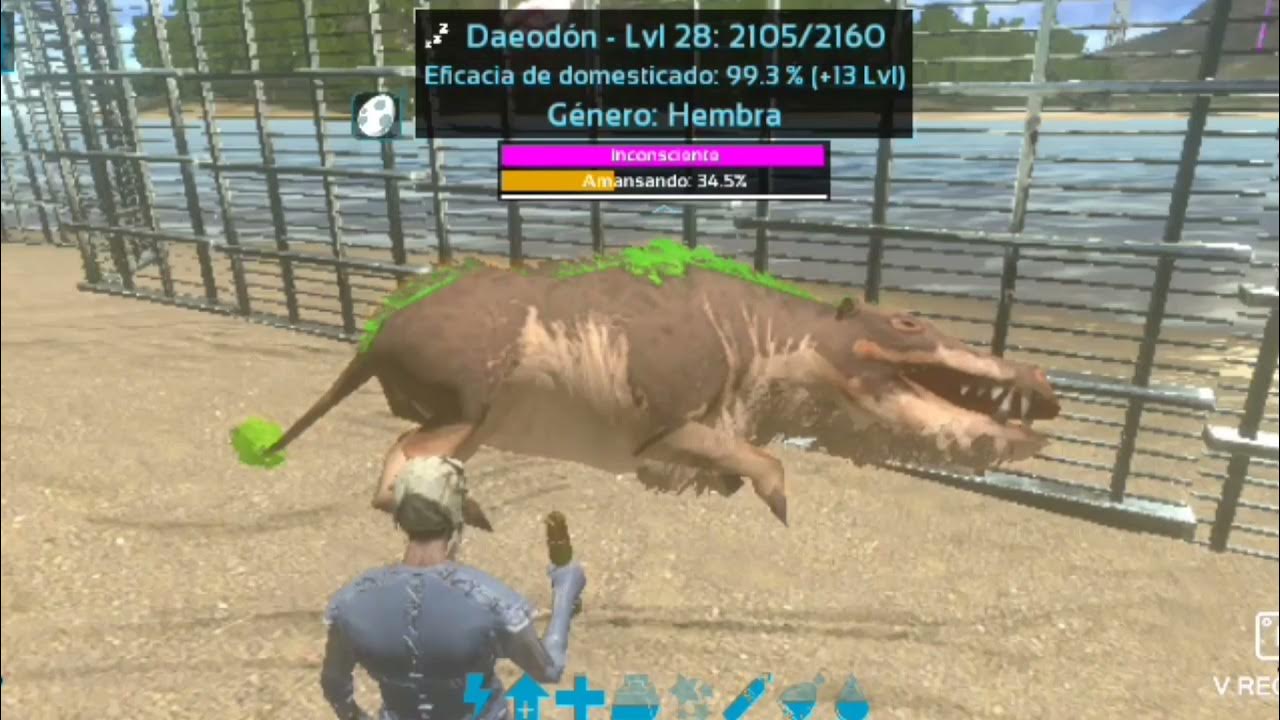 como tamear un daeodón en Ark Mobile, utilidades y todo lo que debes saber de el y truco para ...