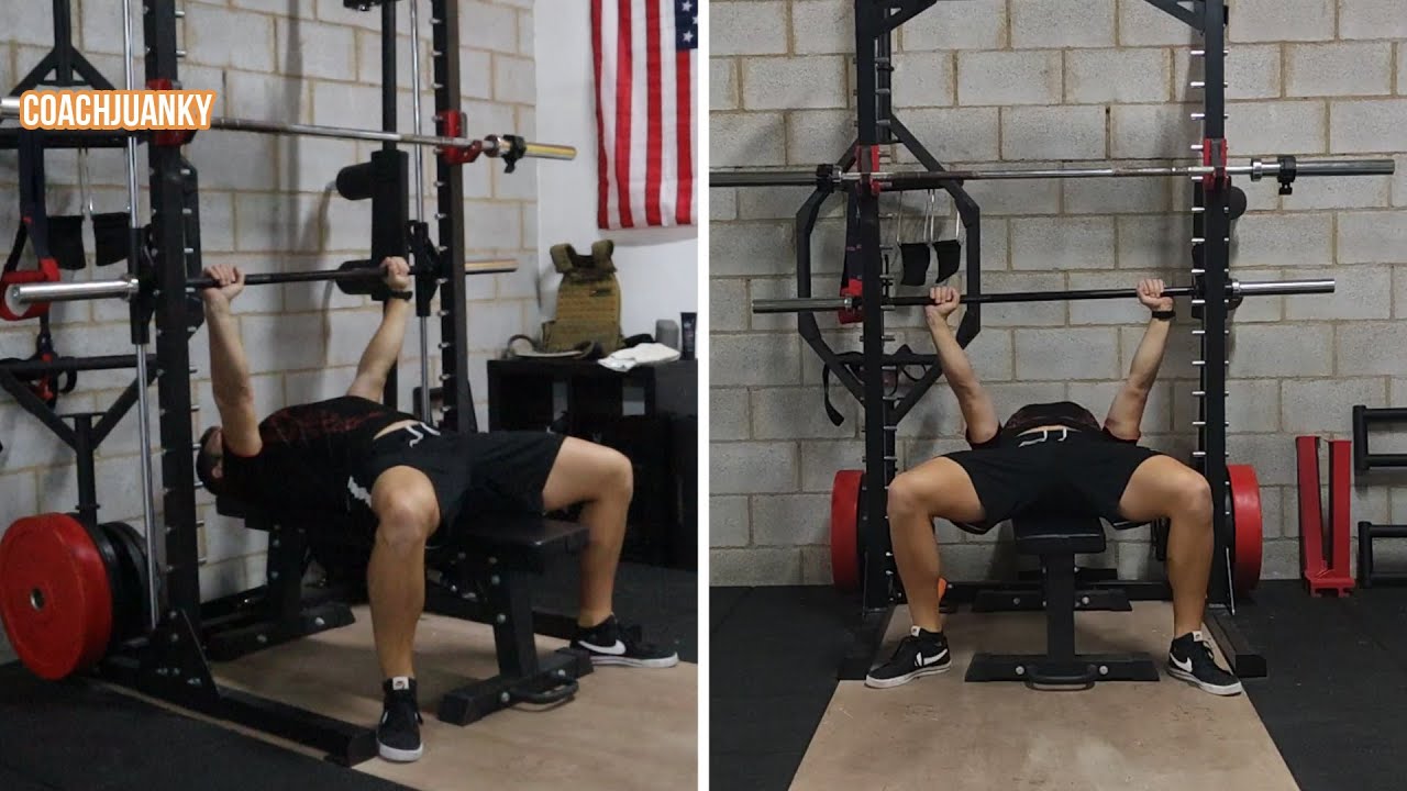SMITH MACHINE BENCH PRESS / PRESS BANCA PLANO EN MÁQUINA SMITH ...