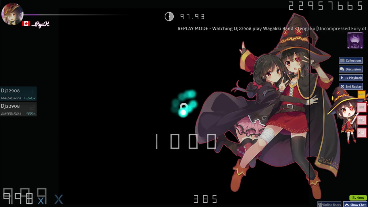 Osu! Very hard map - YouTube