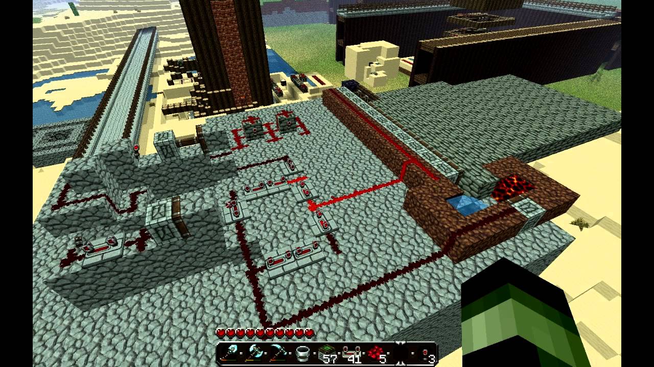 Minecraft self repairing Bridge with breaker. - [Schematic DL below ...