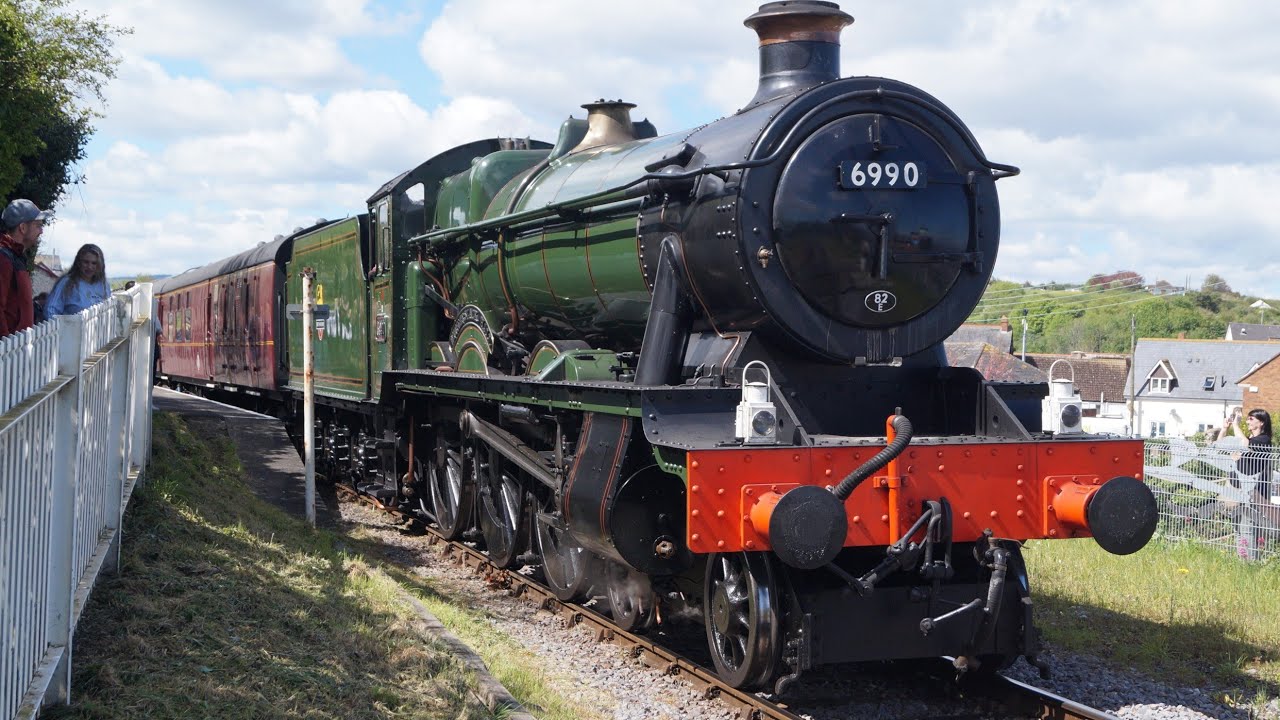 04-05-2024 11:28 6990 Witherslack Hall at Watchet WSR - YouTube