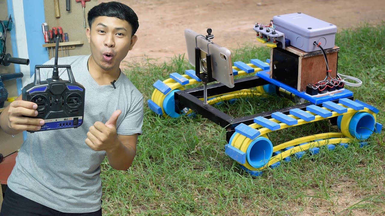 ทำหุ่นยนต์ตีนตะขาบบังคับวิทยุ Youtube