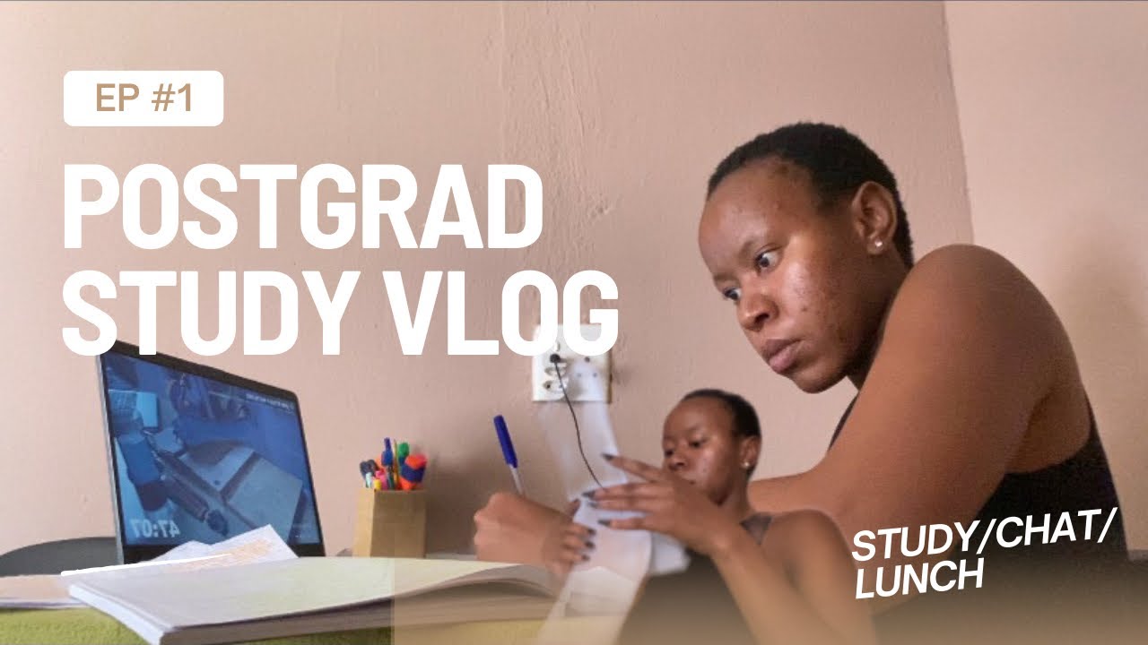 Uni Diaries | SPEND THE AFTERNOON STUDYING with a POSTGRAD STUDENT - YouTube