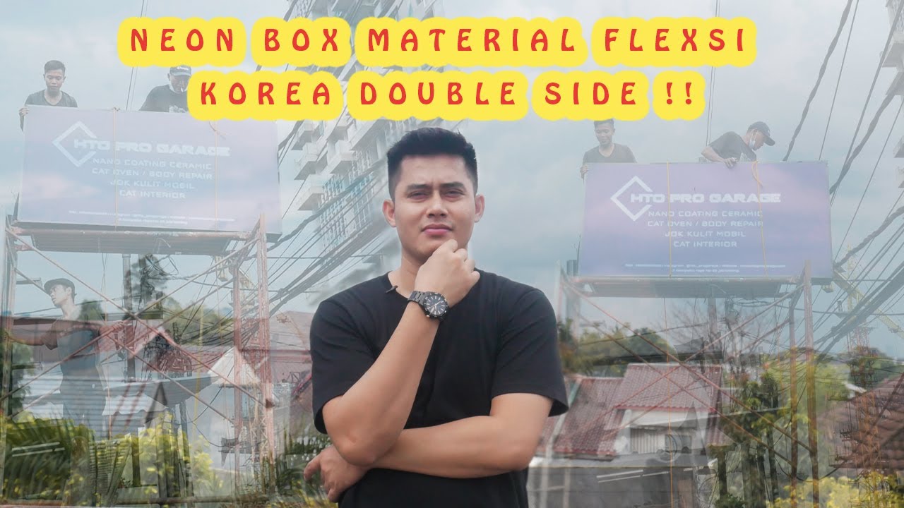 NEON BOX MATERIAL FLEXSI KOREA DOUBLE SIDE !! - YouTube