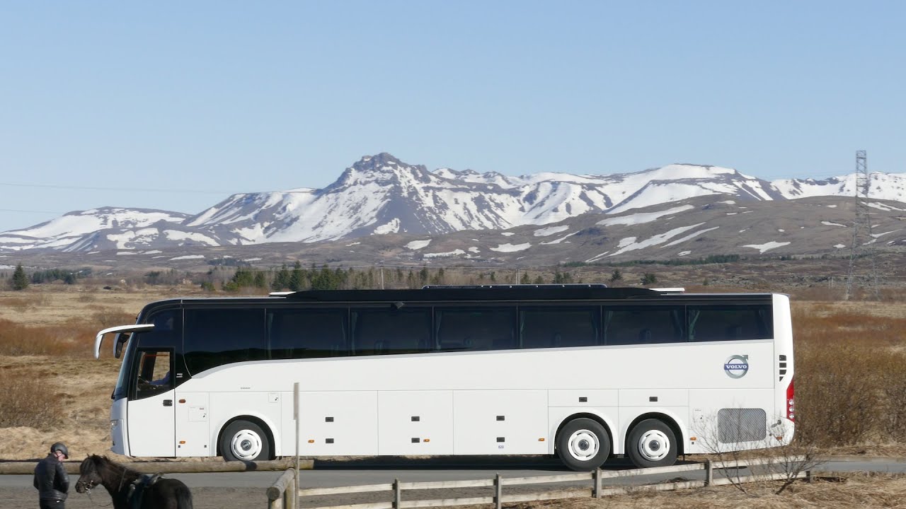 Volvo 9900 VIP Coach in Iceland - YouTube