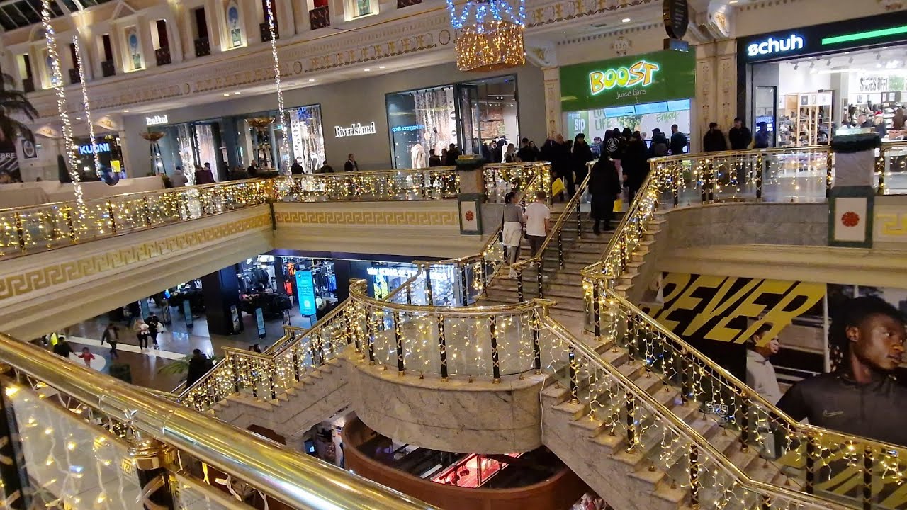 Trafford Centre 2023 / Beautiful Christmas Lights Walking Tour ...