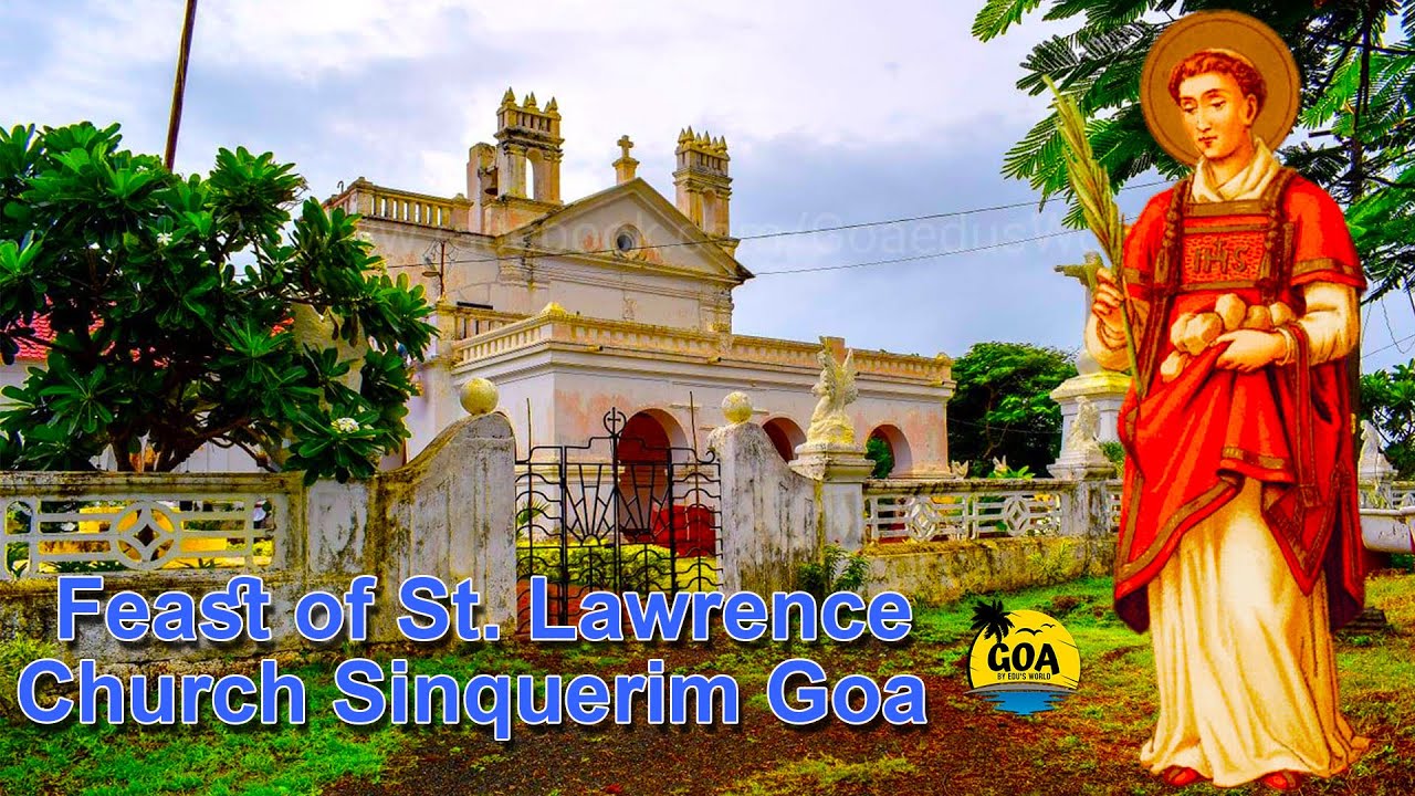 Feast of St. Lawrence Church at Sinquerim North Goa - YouTube