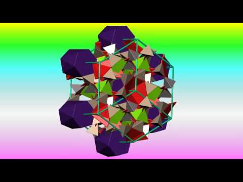 Cordierite crystal structure. Кристаллическая структура Кордиерита ...