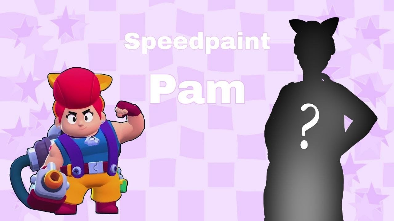 Brawl Stars fanart | Pam ☆ Speedpaint - YouTube
