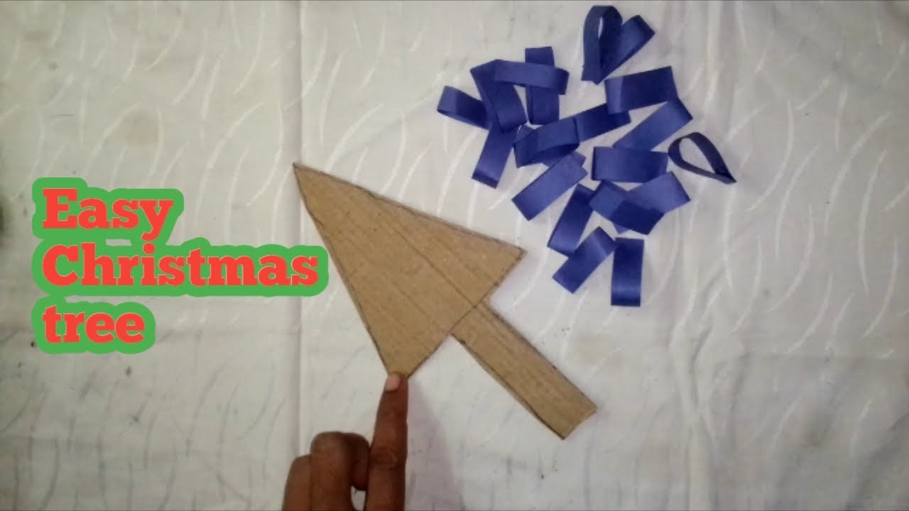 Diy Christmas tree//Christmas paper crafts/Chris tree easy - YouTube