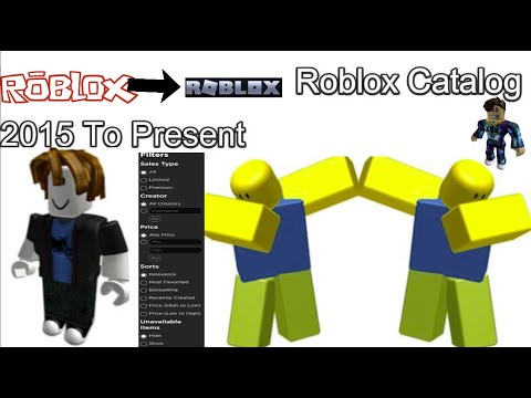 2015 To Present Roblox Catalog History - YouTube