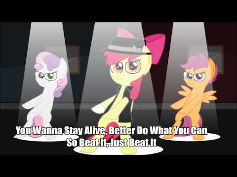 My little pony dance battle (Beat it)