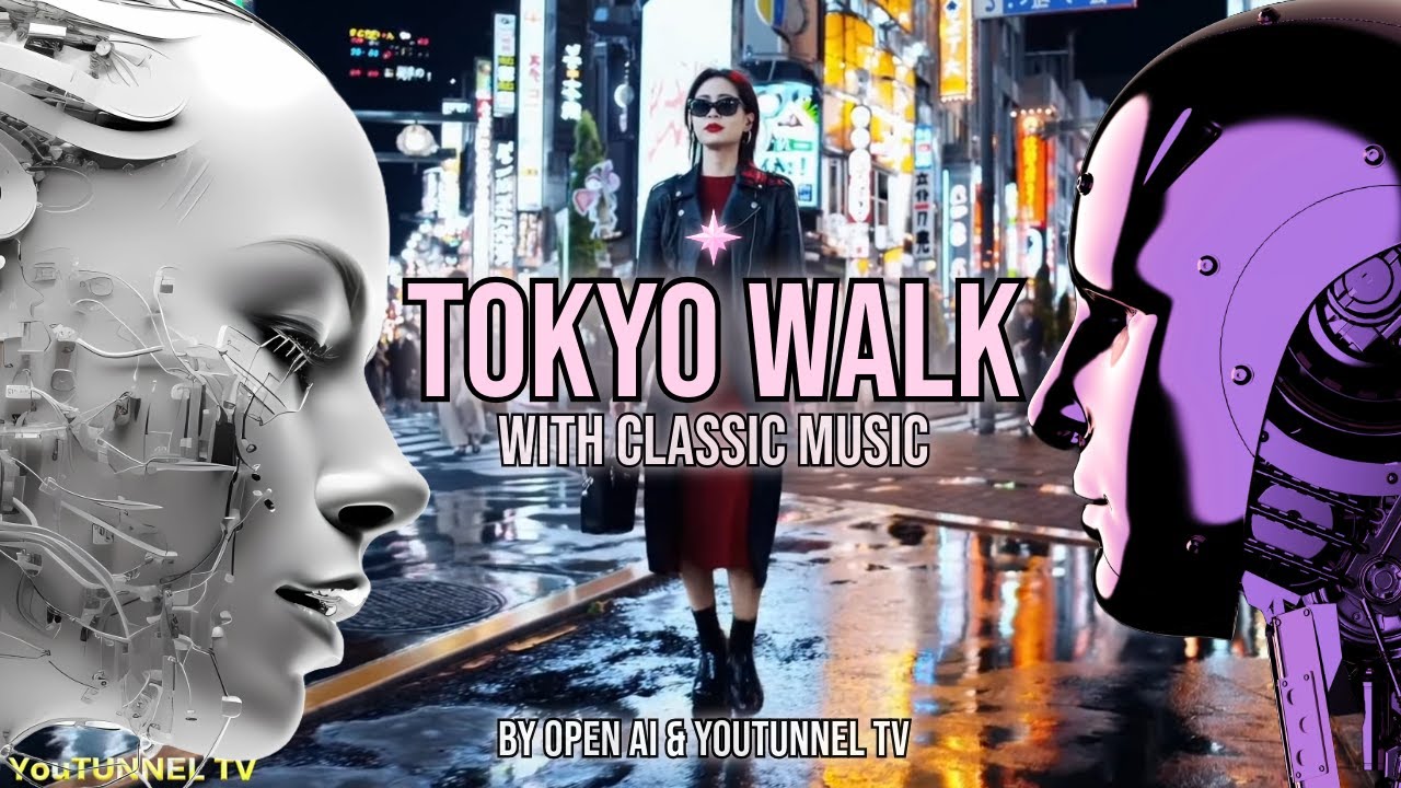 4K 대표영상, 됴쿄워크 | 이건 가짜인가? 인공지능이 만든 충격적인 영상? OpenAI SORA : Tokyo Walk (A1 ...