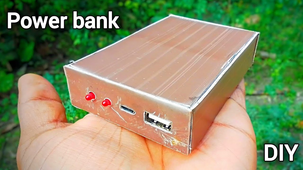 how to make a power bank at home || Homemade Power bank - YouTube