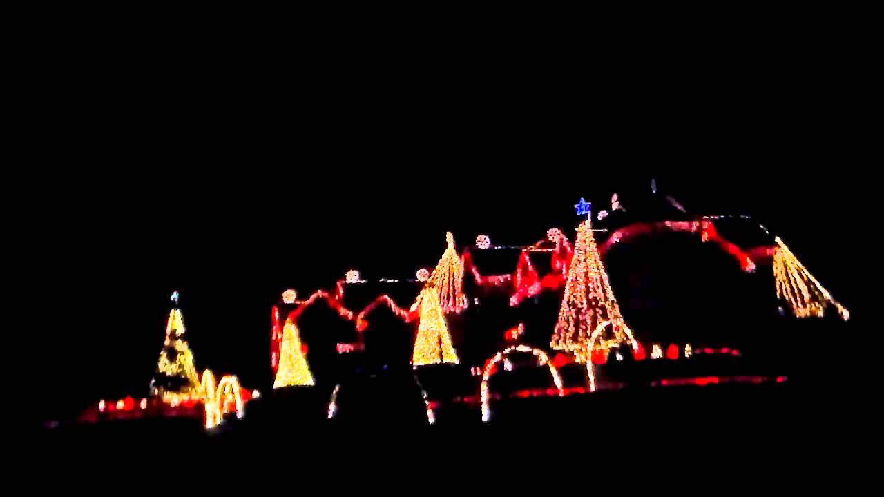 Larsen Lights Christmas Show 2012. From the Polar Express sound track ...