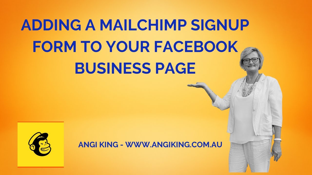 Tech Tip #60 - Adding a Mailchimp Signup Form to a Facebook Business ...
