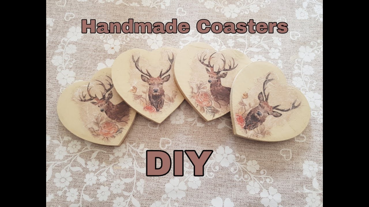 How to Make Coasters using Ricepaper - Ideal Christmas Gift - YouTube