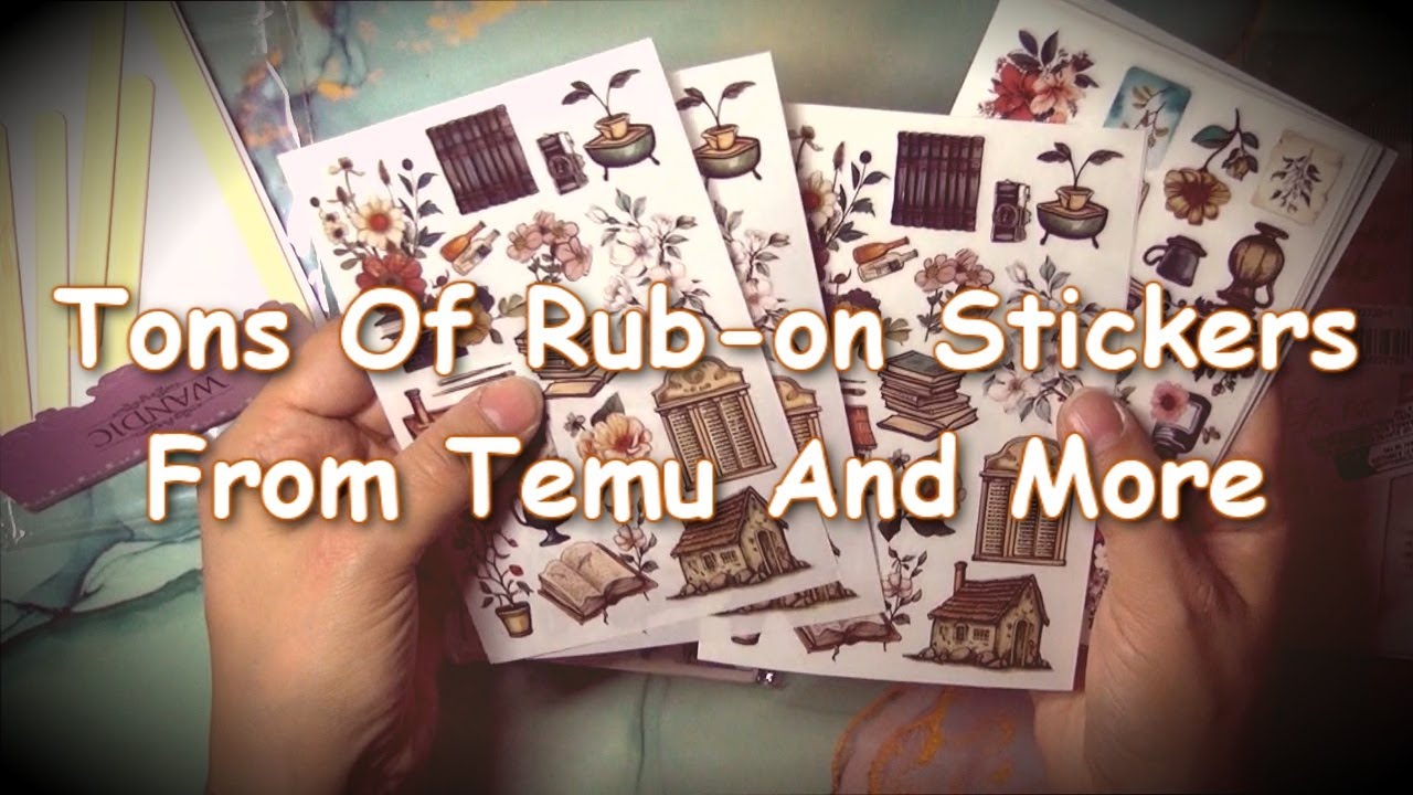 Tons Of Rub on Stickers From Temu And More - YouTube