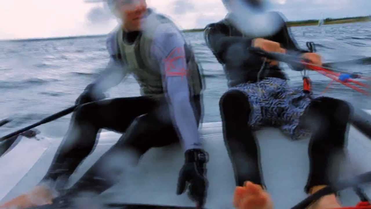 How to sail a kiteboat - YouTube