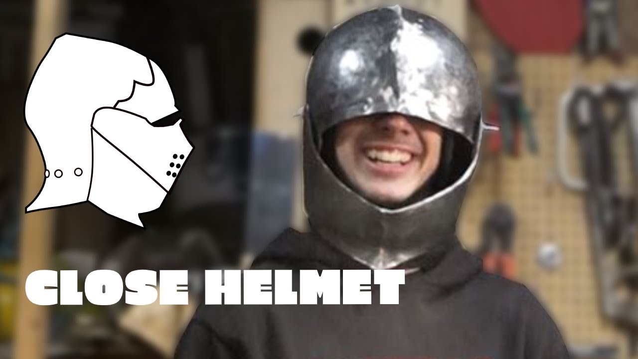 Medieval Close Helmet 2: Finishing the Skull and Starting the Bevor ...