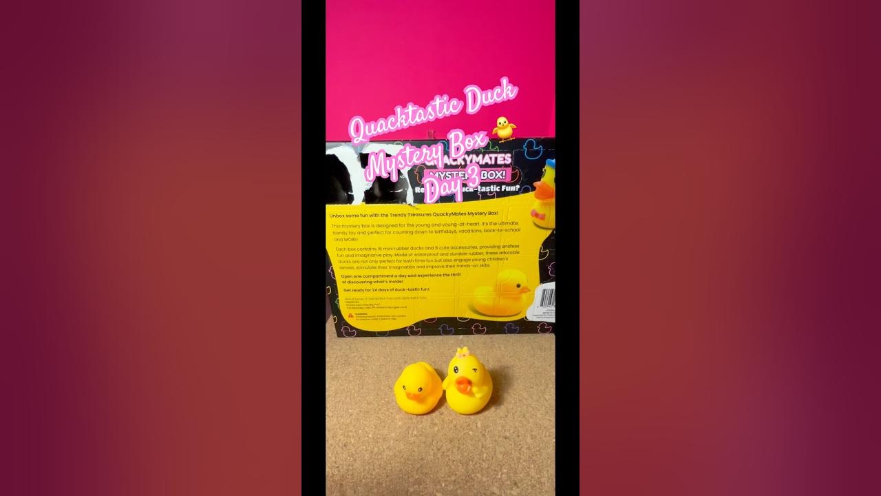 Ducktastic! Day 3 🕶️😎 #asmrtoys #unboxing #asmrvideo #ducks #mysterybox - YouTube
