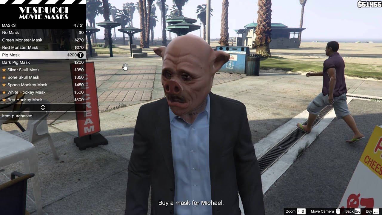 GTA V Mission #29 - Masks First Person PC 60FPS - YouTube