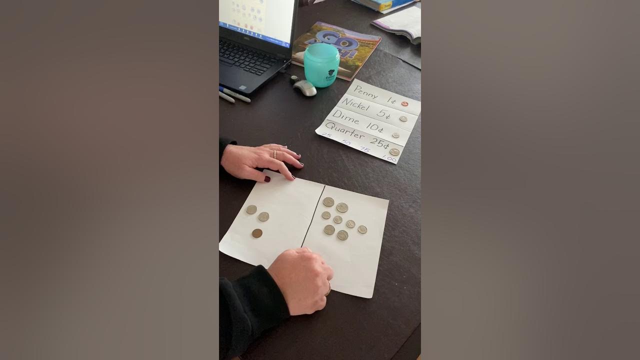 Counting coins to a dollar. - YouTube