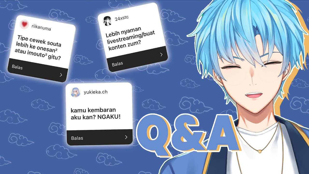Q&A PART 2 SOUTA IZUMI (Vtuber Indonesia) - YouTube