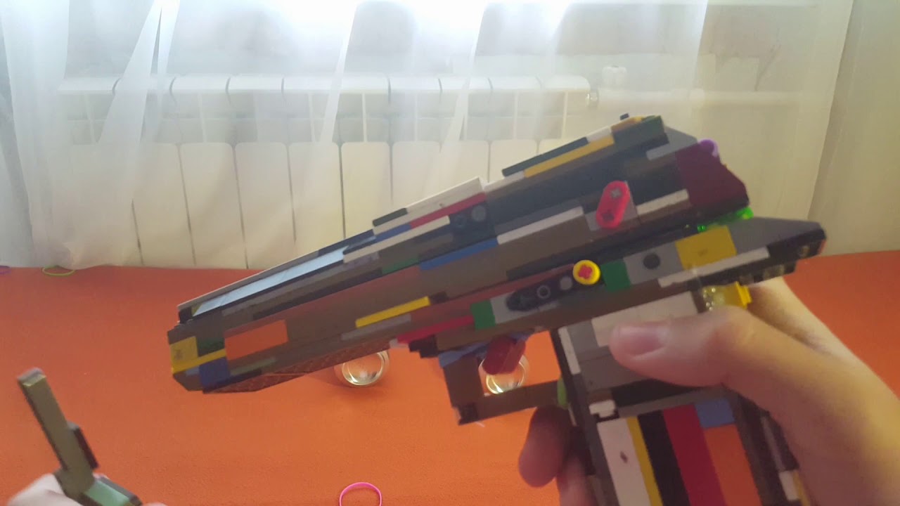 Lego Desert Eagle/rubberband pistol - YouTube
