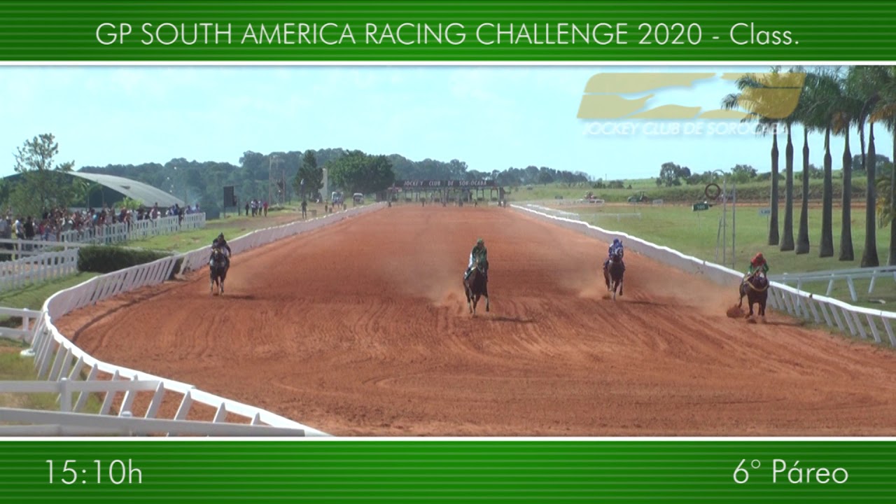 15:10 – GP SOUTH AMERICA RACING CHALLENGE 2020 - Class. – 6° Páreo ...