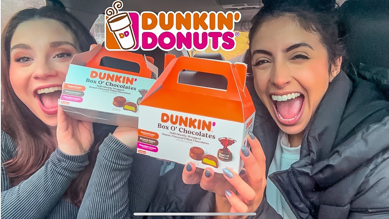 Dunkin’ Box O’ Chocolates Taste Test! 🍫 - YouTube