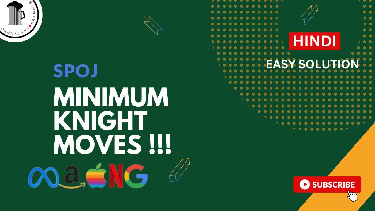 Spoj Minimum Knight Moves C Easy Solution Hindi Youtube