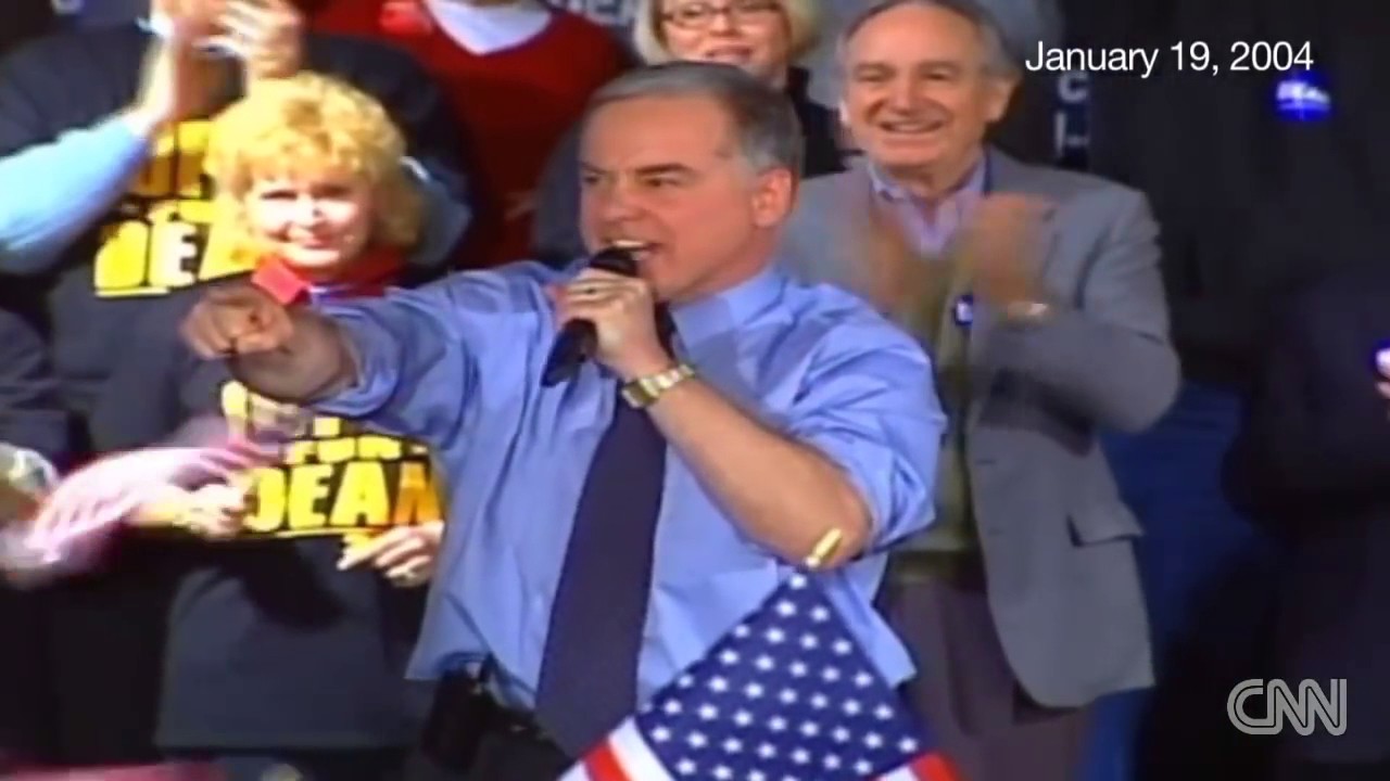 2004 The scream that doomed Howard Dean - YouTube