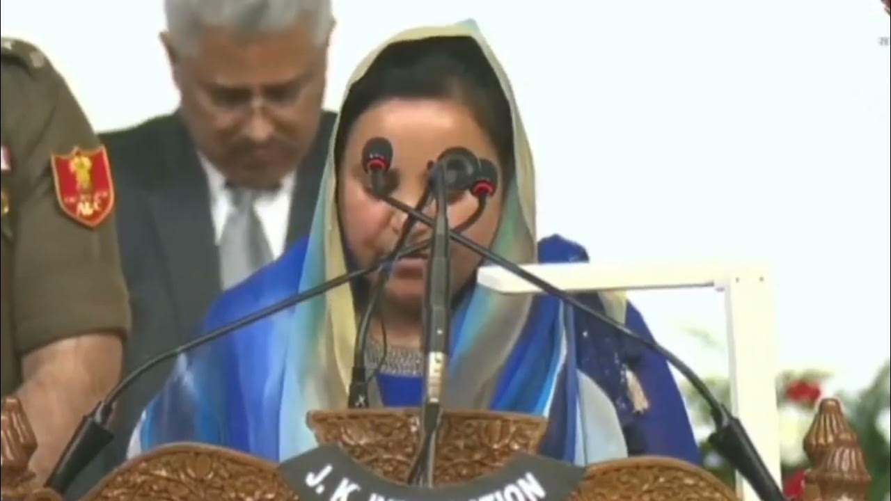 Omar Abdullah sworn in as first CM of J&K UT, Surinder Kumar Deputy CM. - YouTube