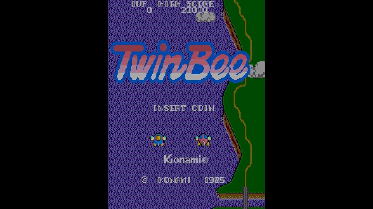 TwinBee ツインビー 002 Start Main BGM Lv 0 (arcade game music) - YouTube