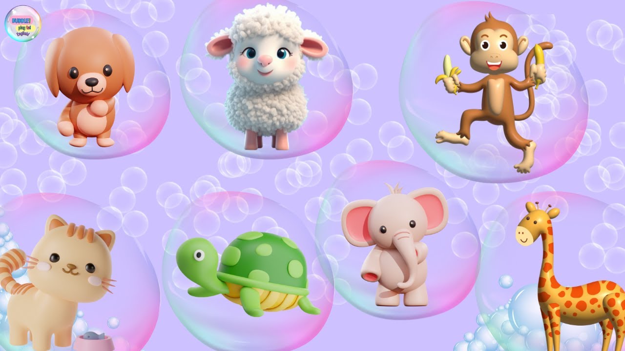 Learn the Animals in a Fun Way| Learning Video for Kids| Animals in ...