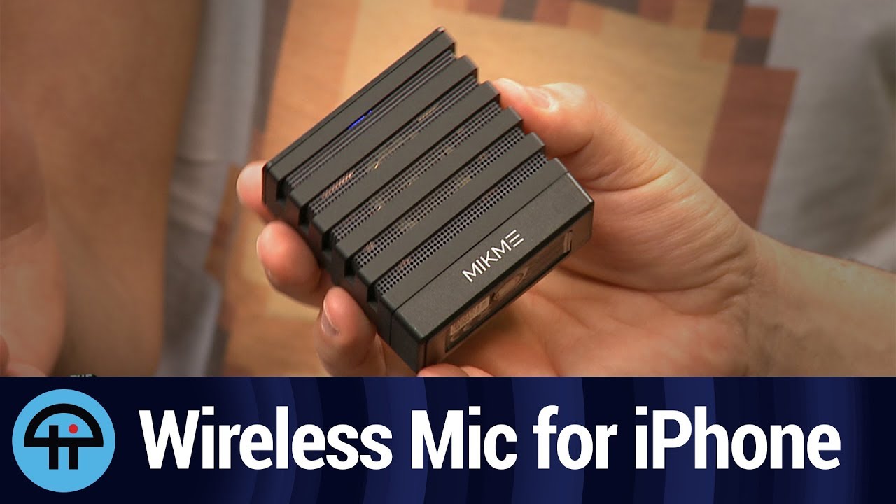Wireless Microphone for iPhone - Mikme - YouTube