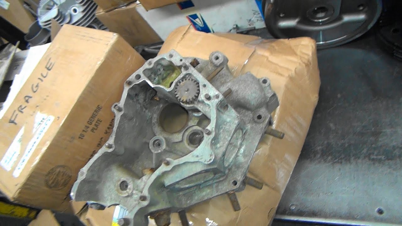 see the crap i buy on ebay 1951 panhead rightside engine case broken ...