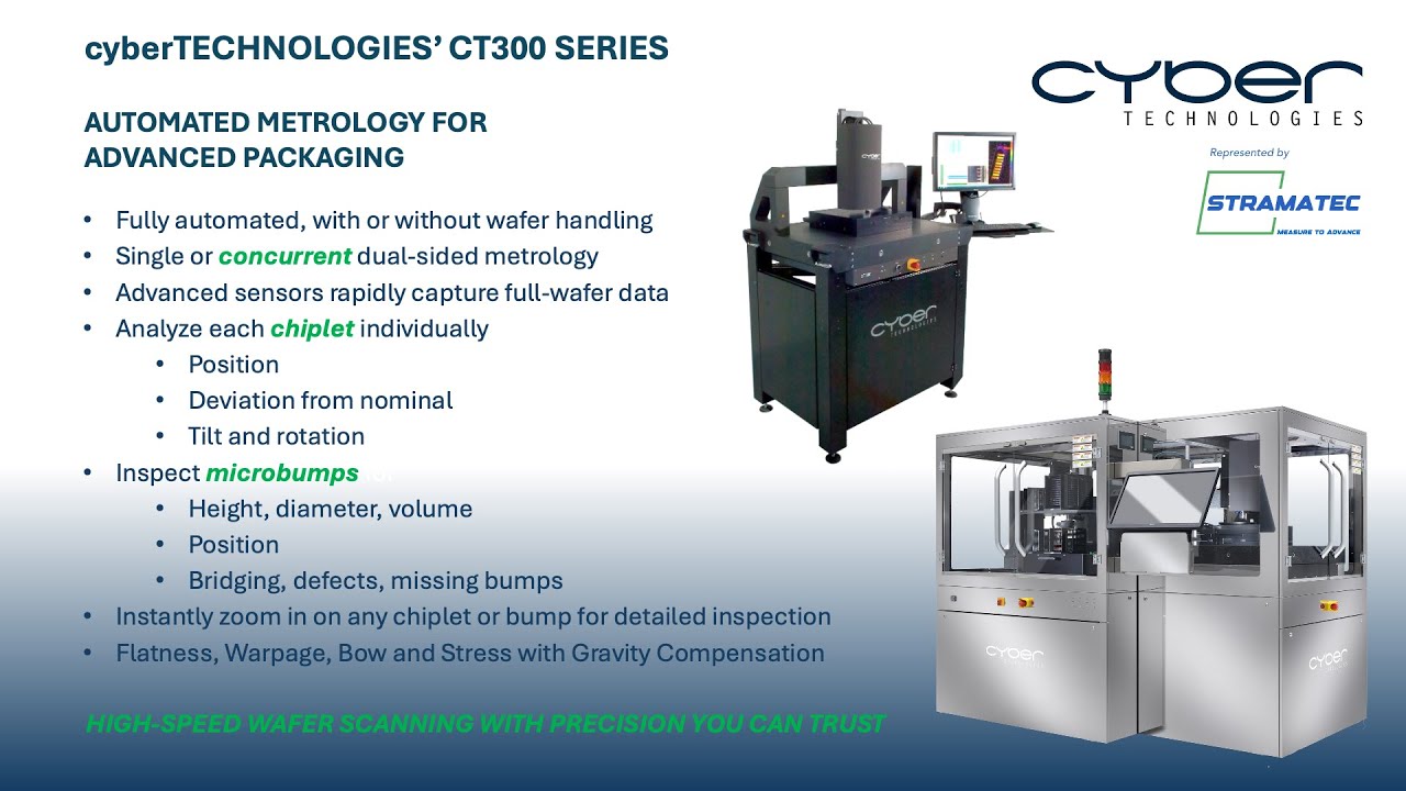 cyberTECHNOLOGIES’ CT300 SERIES FOR AUTOMATED METROLOGY FOR ADVANCED ...