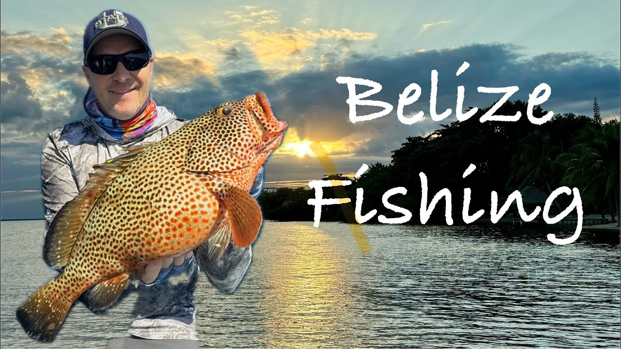 Outer Reef Fishing for Strawberry Grouper in Placencia Belize - YouTube