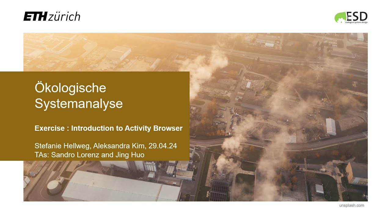 Introduction to Activity Browser - YouTube