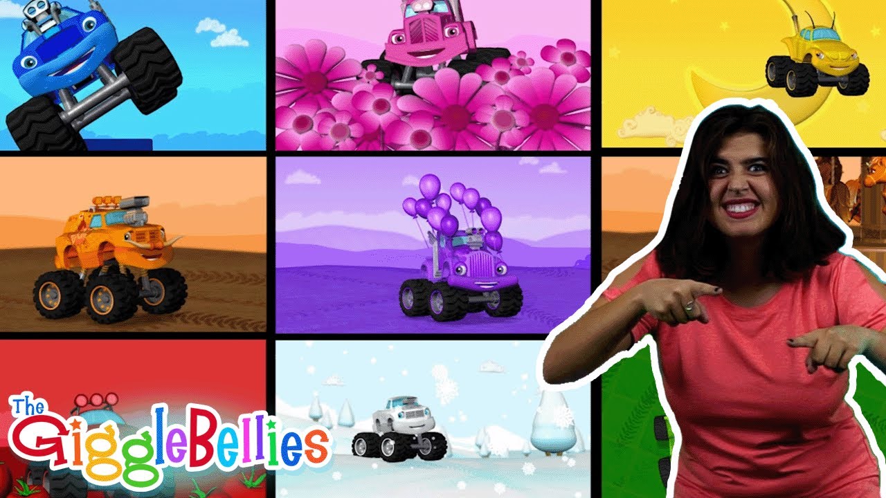 Sign Colors and Counting | Monster Trucks Sign Language Learning Show ...