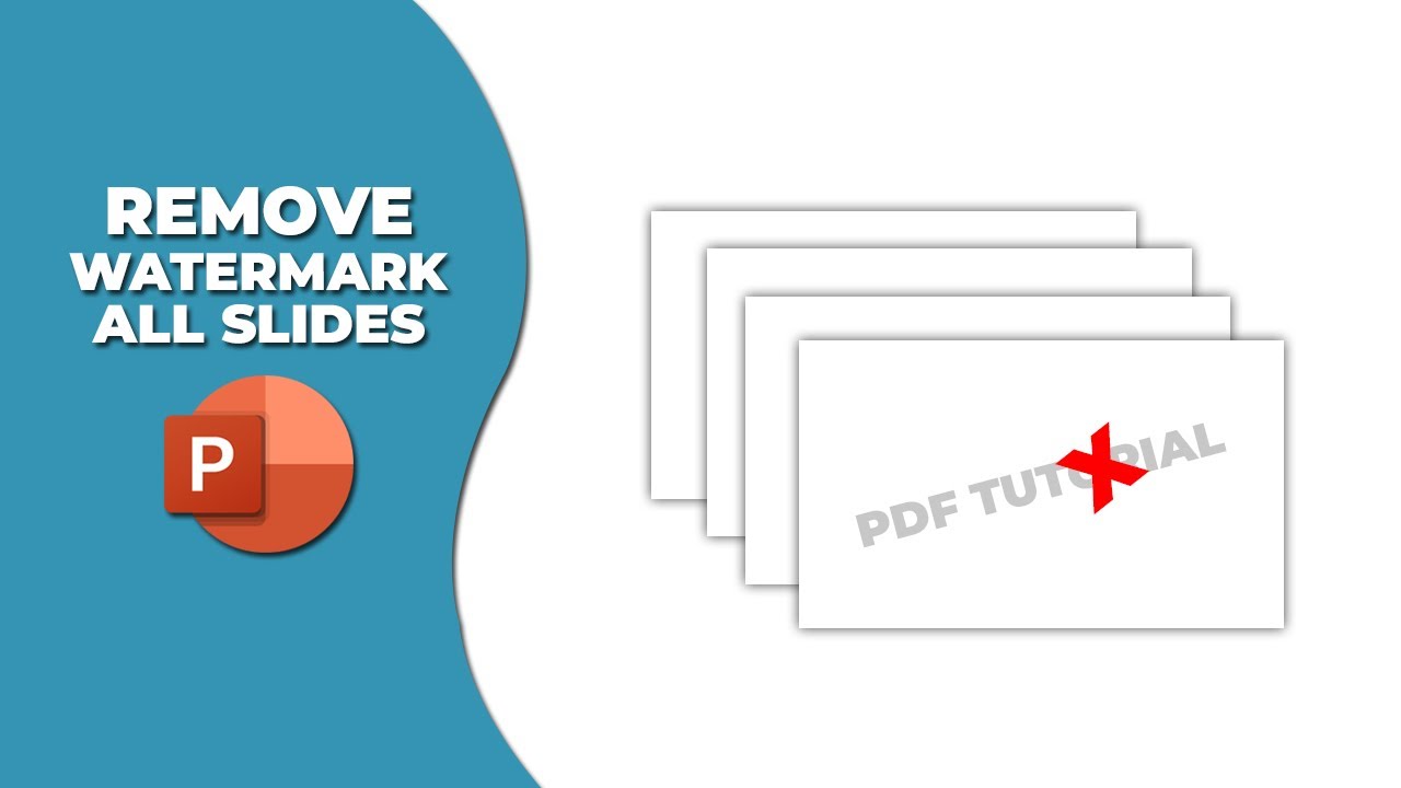 How to remove watermark from all slides in PowerPoint - YouTube